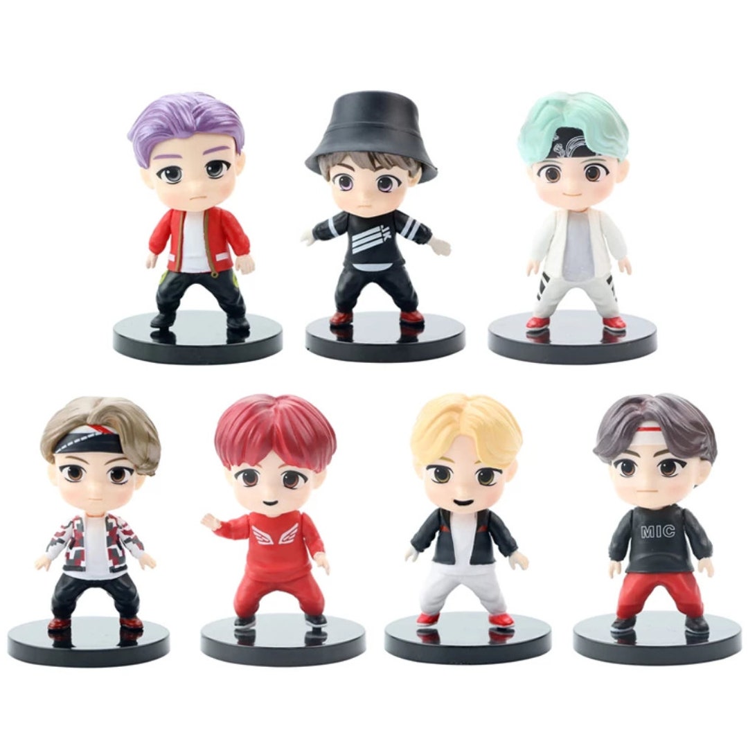 Bts Army Miniature 1 Set 7 Pcs Miniature Kpop Bangtan Boys Tinytan 1497