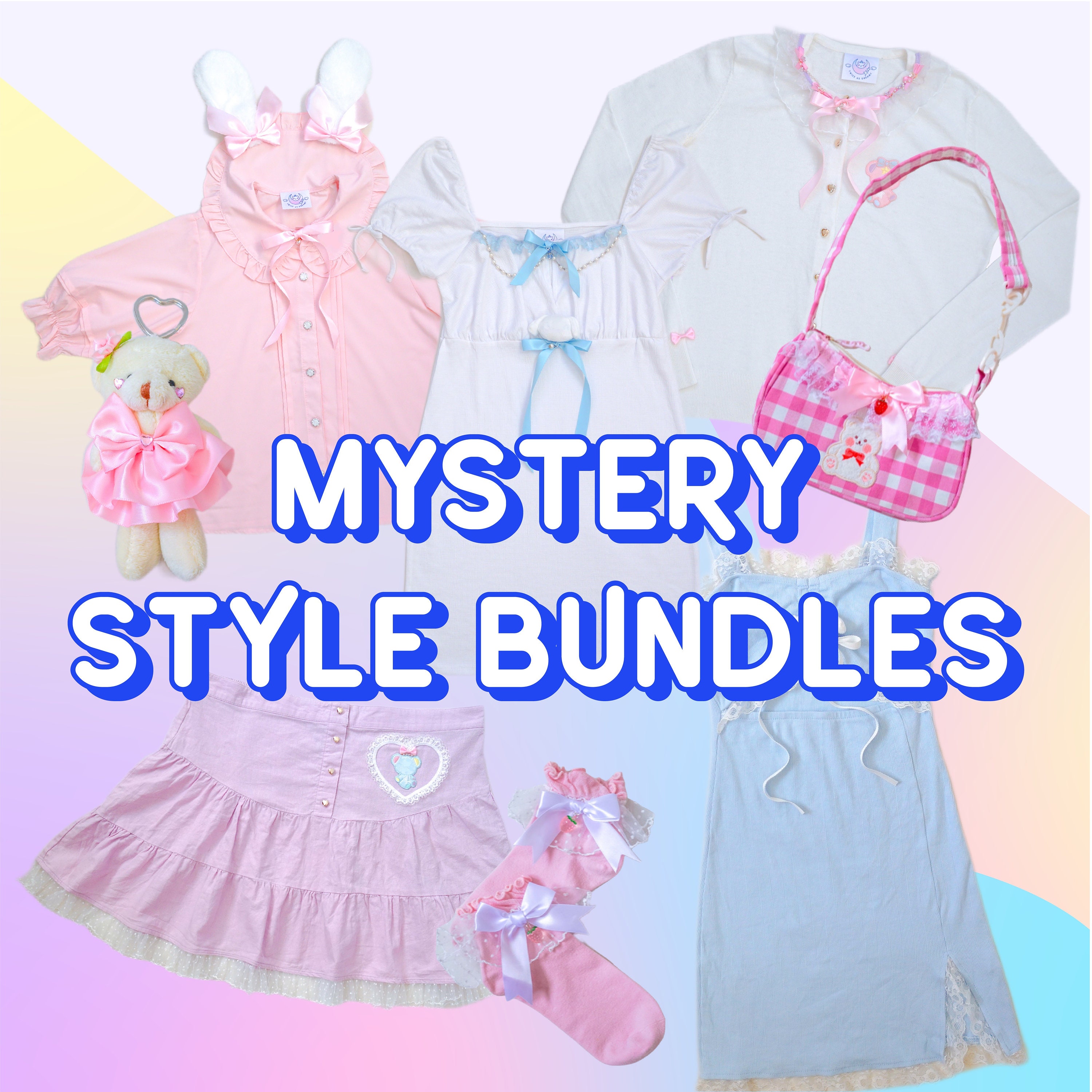 Kawaii Mystery Style Bundle - Pastel Clothing Mystery Box! Unique ...