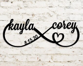 Infinity Name Sign | Etsy