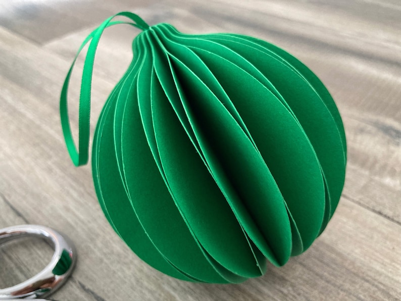 Set of 5 DIY Ornaments, Christmas Ornaments, 3D Tree Ornaments ...