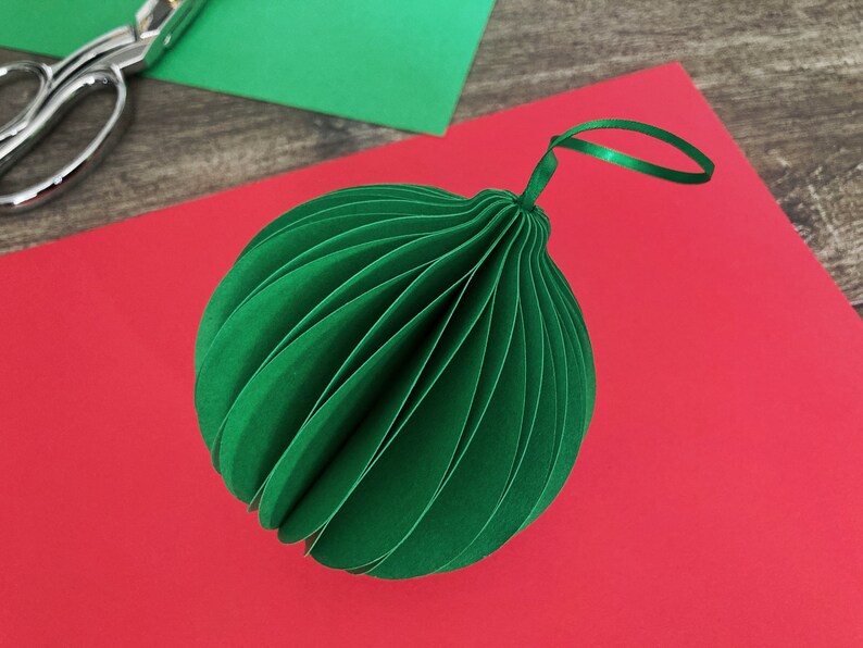 Set of 5 DIY Ornaments Christmas Ornaments 3D Tree - Etsy