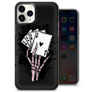 Skeleton Phone Case Aesthetic Skull Cover for iPhone 14, 13 Pro, 12, 11 ...
