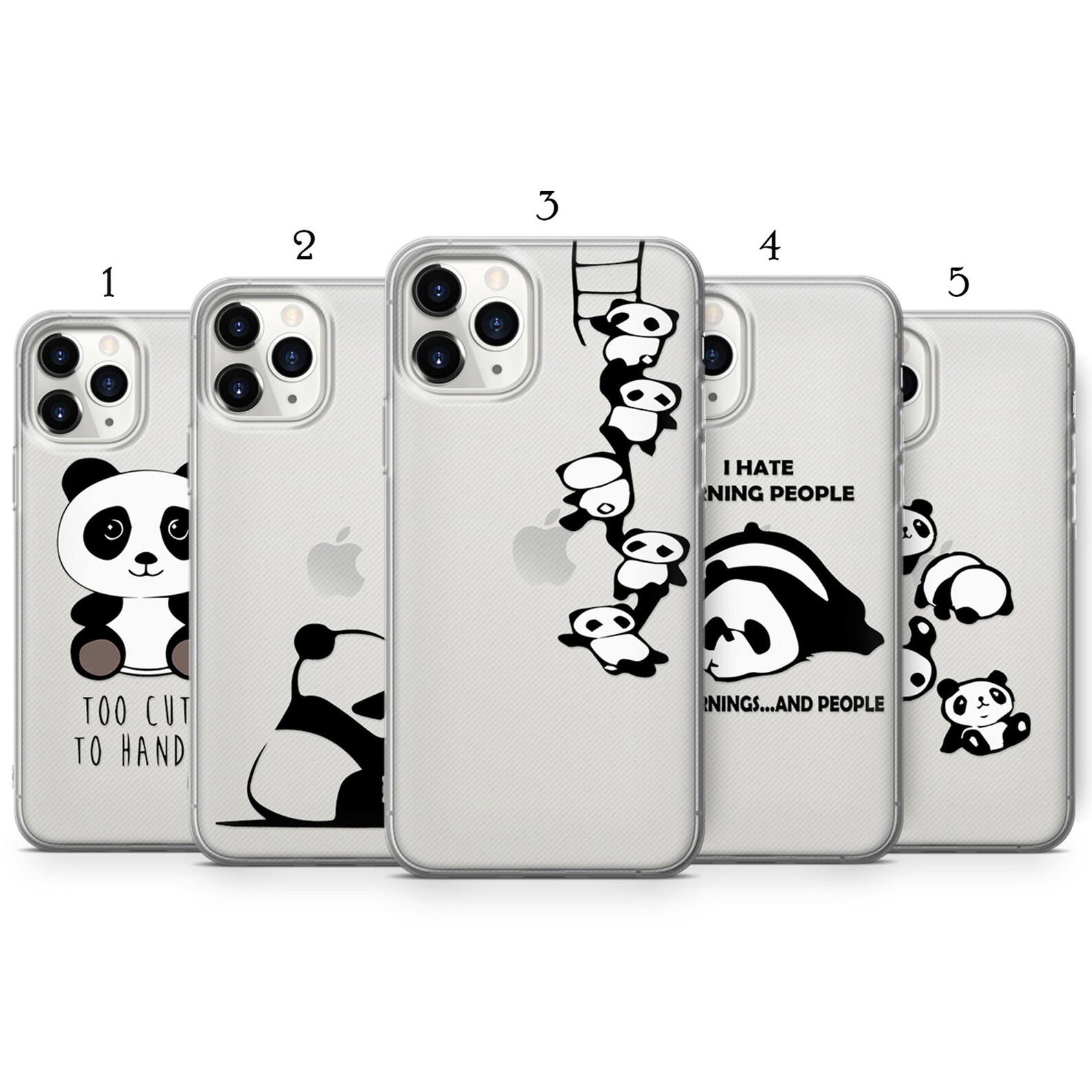 Panda Bear Phone Case Animal Print Cover for Iphone 13 Pro - Etsy