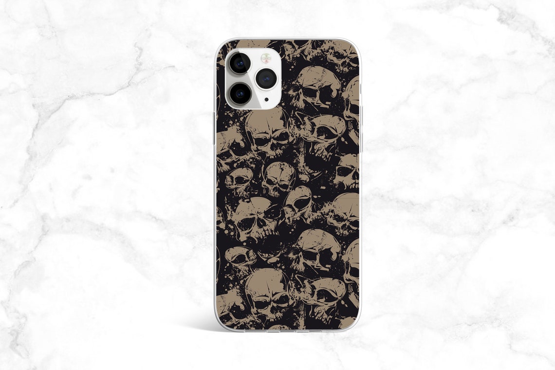 Skeleton Phone Case Aesthetic Skull Cover for Iphone 13 Pro | Etsy