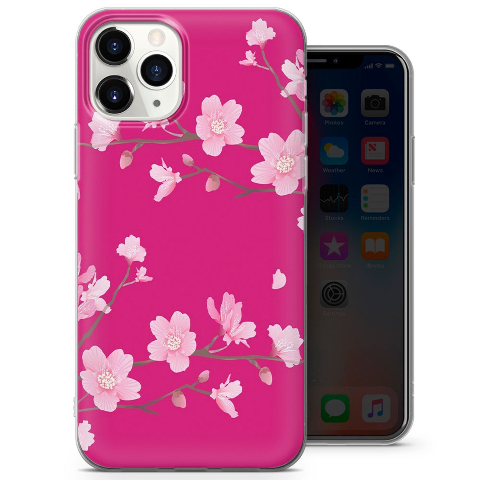Sakura Phone Case Cherry Blossom Cover for Iphone 13 Pro 12 | Etsy