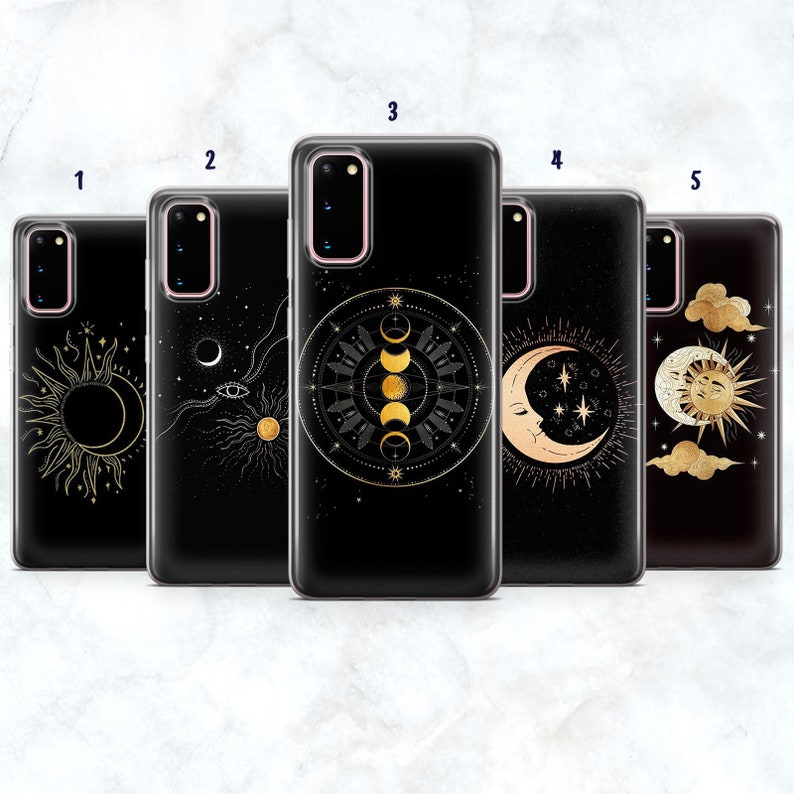 Sun and Moon Phone Case Astrological Cover for Iphone 14 13 - Etsy