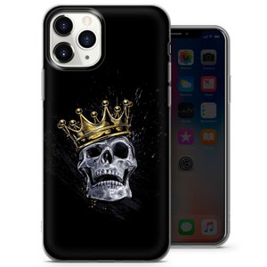 Skeleton Phone Case Aesthetic Skull Cover for iPhone 14, 13 Pro, 12, 11 ...