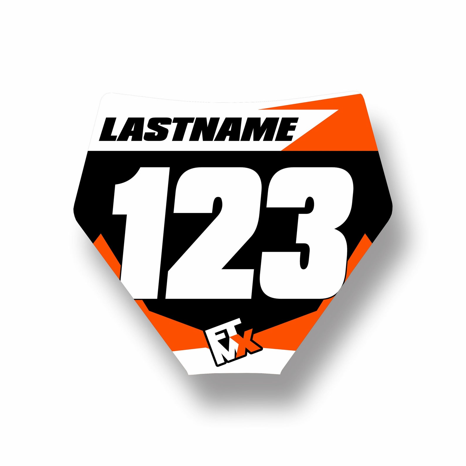 KTM Styled Mini Number Plate Decals QTY10 - Etsy