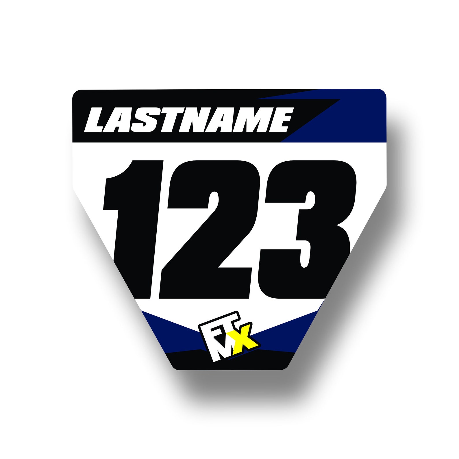 Husqvarna Styled Mini Number Plate Decals QTY10 - Etsy