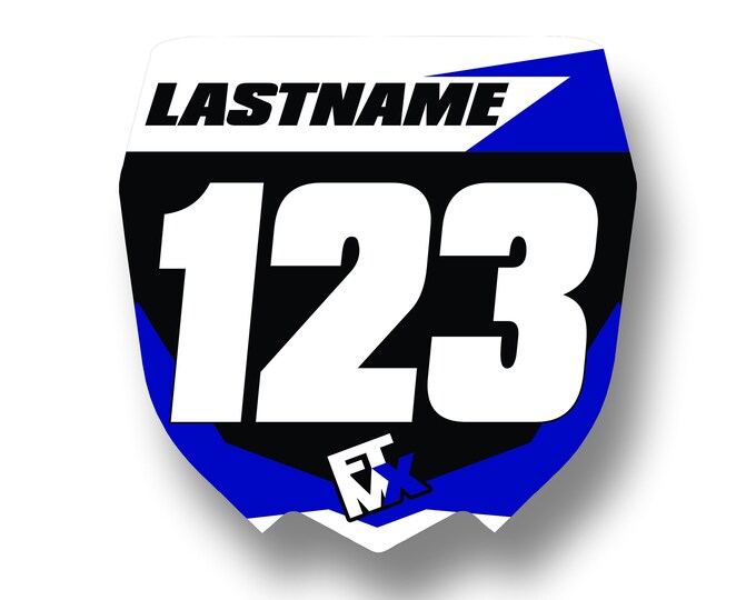 Yamaha Styled Mini Number Plate Decals QTY10 - Etsy