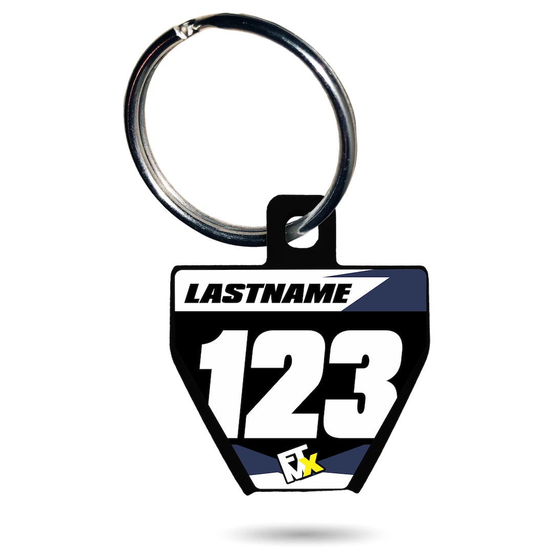 Husqvarna Styled Number Plate Keychain - Etsy