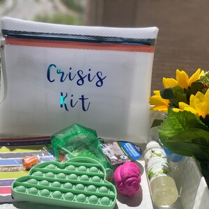 Mental Health Crisis Kit Bag for Depression, Anxiety Includes Calm Down ...