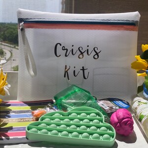 Mental Health Crisis Kit Bag for Depression, Anxiety Includes Calm Down ...
