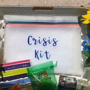 Mental Health Crisis Kit Bag for Depression, Anxiety Includes Calm Down ...