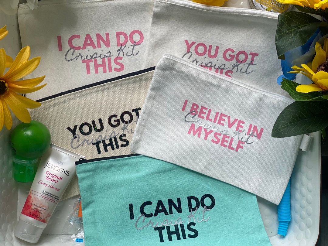 Inspirational Mental Health Crisis Kit Bag to Help With Anxiety ...