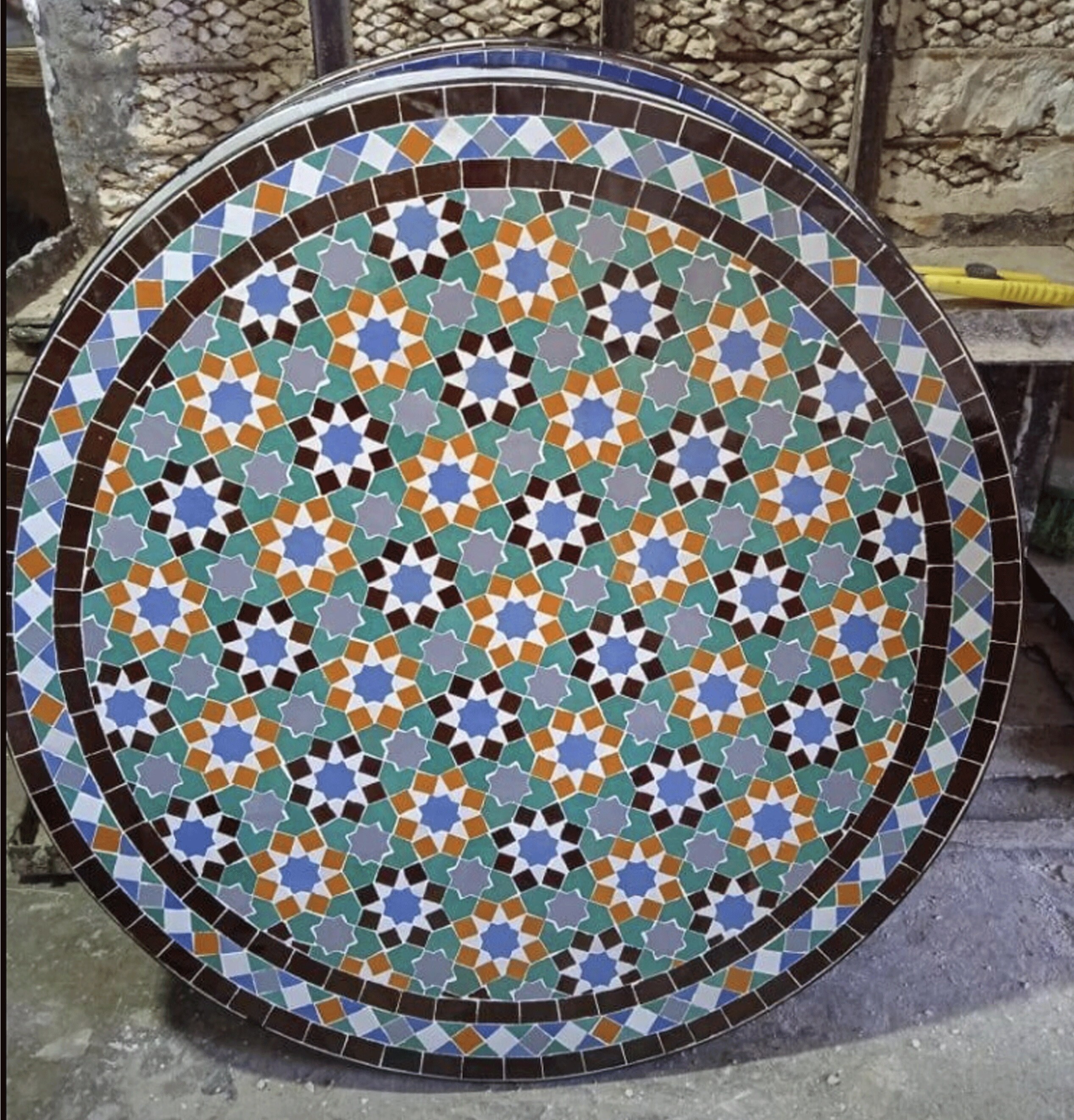 Round Coffee Table Mosaic Coffee Table Unique Coffee Table - Etsy