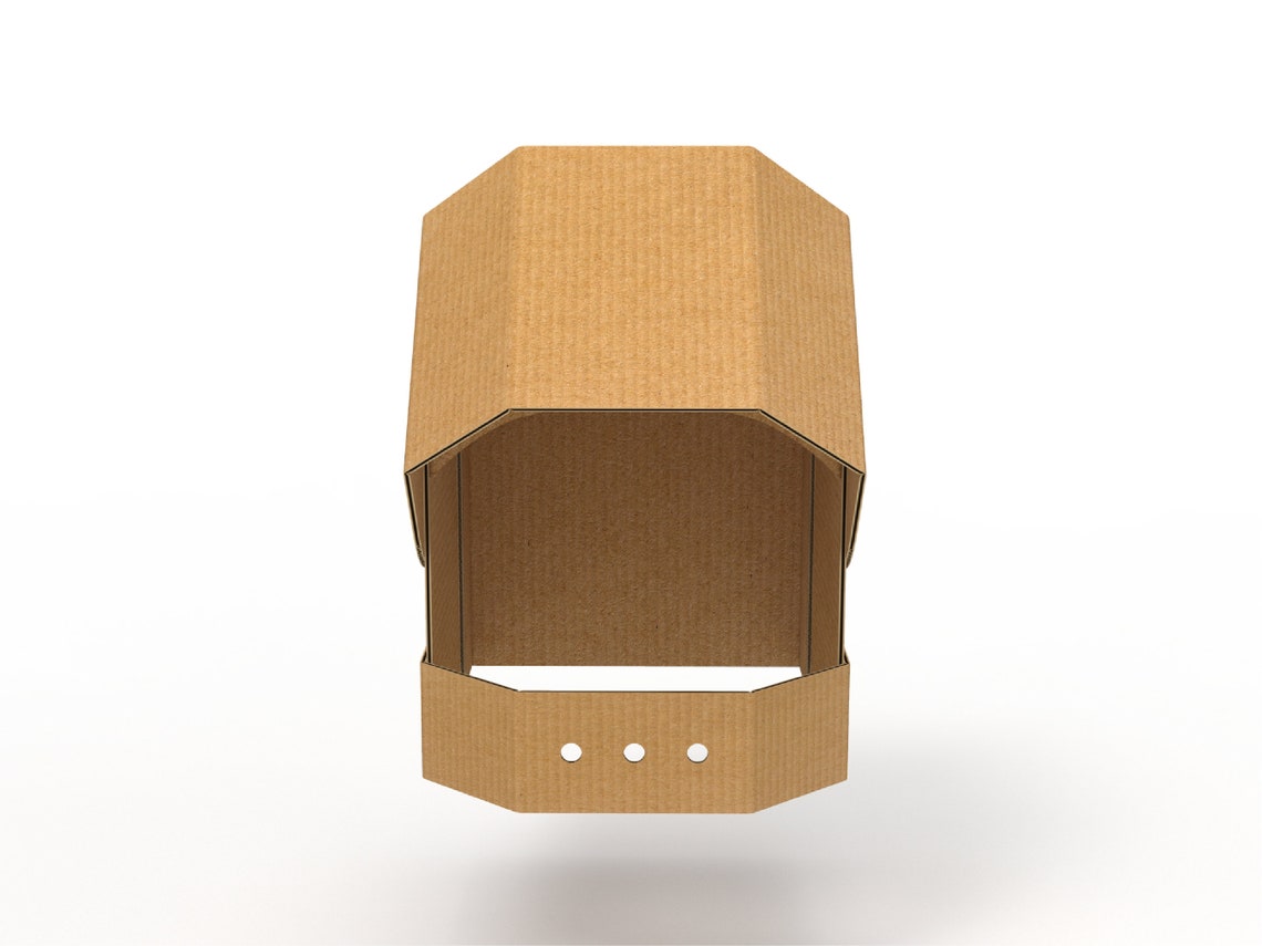 Kids Cardboard Space Helmet Template / 235mm(w) X 290mm(h) X 290mm(d ...