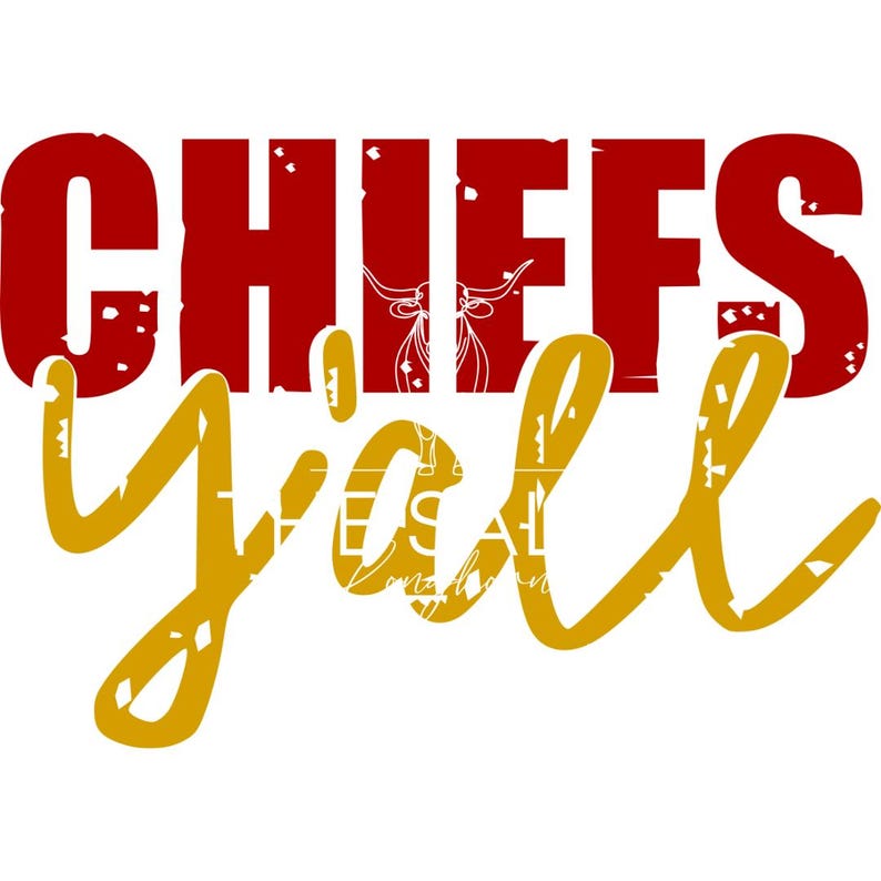 CHIEFS Y'ALL Svg Png Pdf, Chiefs Football, Kansas City, Kc Chiefs, Kc ...