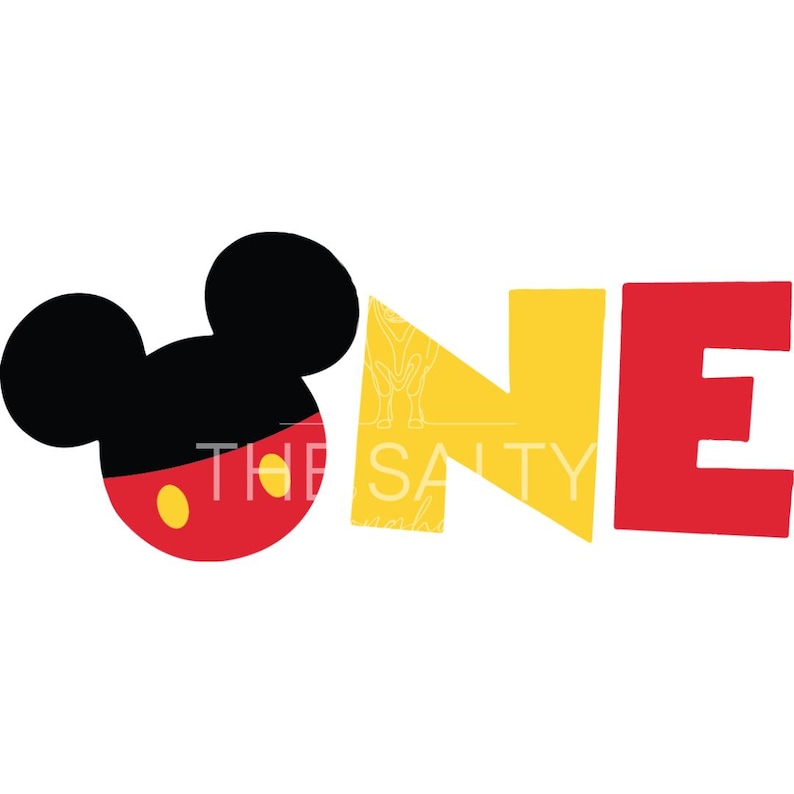 MICKEY MOUSE 1st BIRTHDAY Svg Png Jpeg, Mickey Mouse Svg, First ...