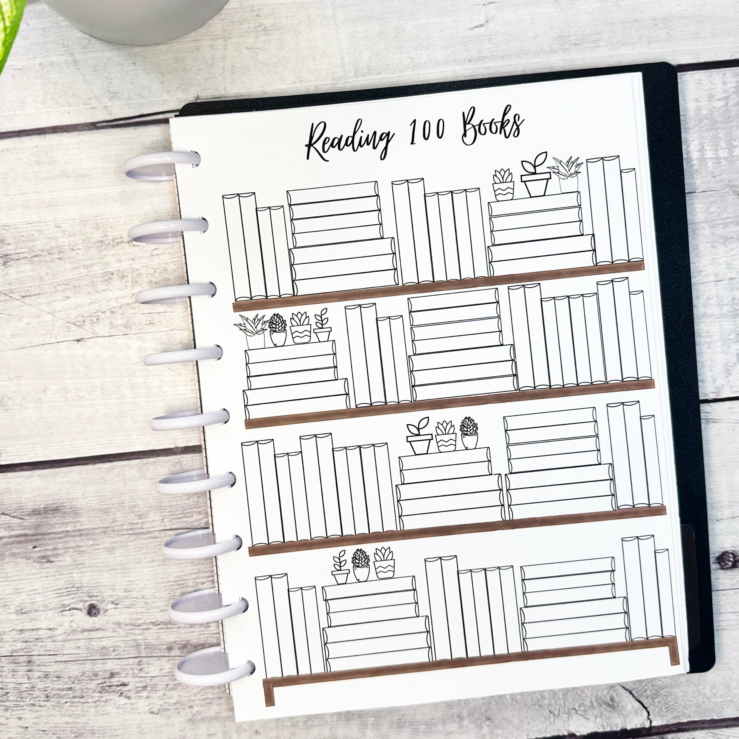 Printable Book Shelf for HP 100 Books - Etsy Australia