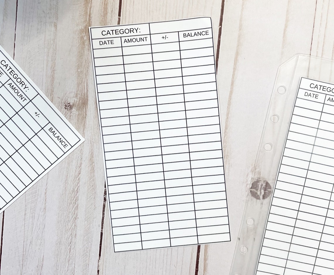 CASH ENVELOPE INSERTS - Etsy