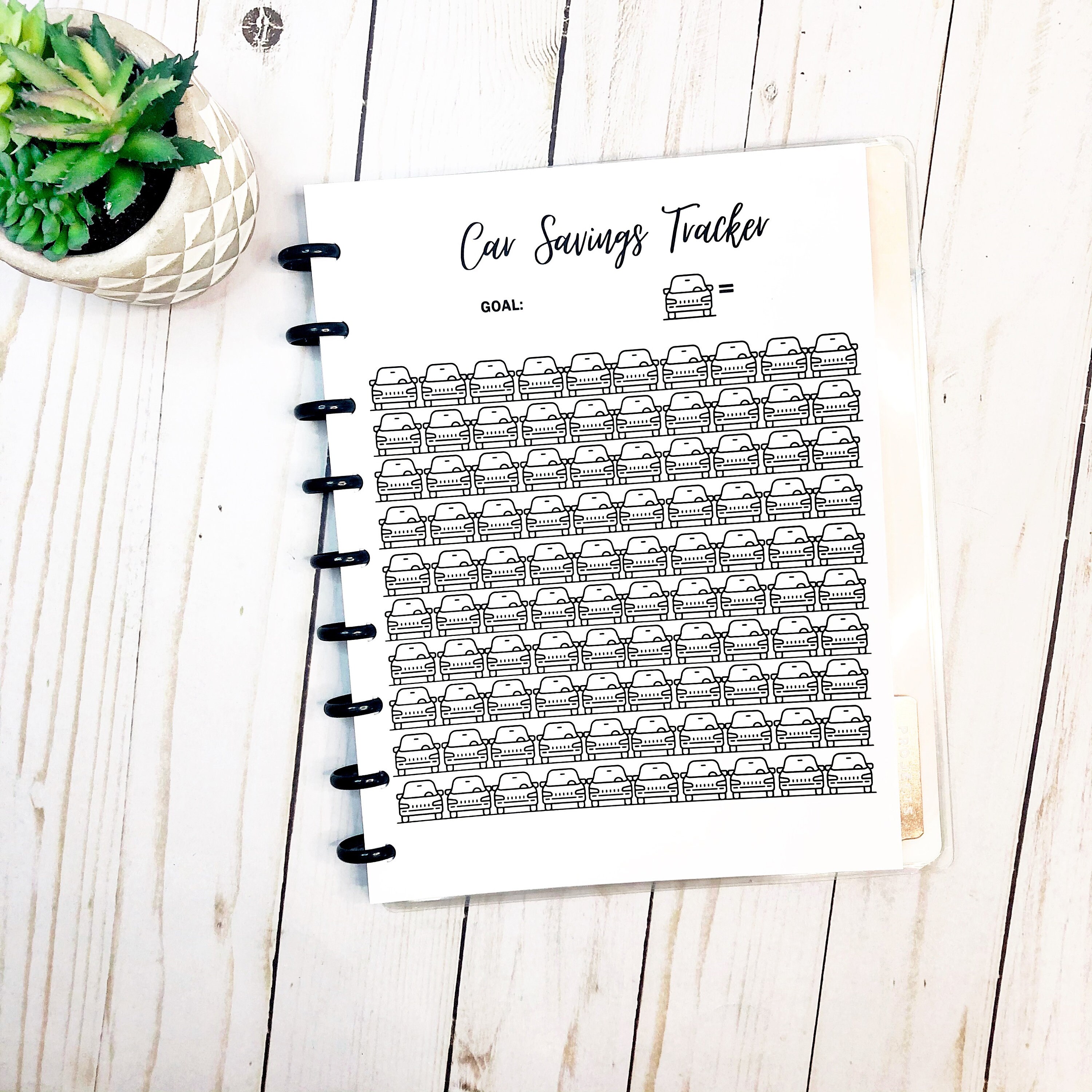 Car Savings Tracker | Etsy