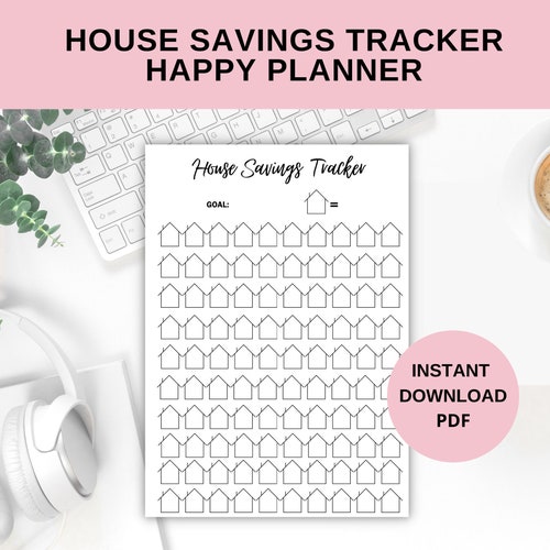 House Savings Tracker - Etsy