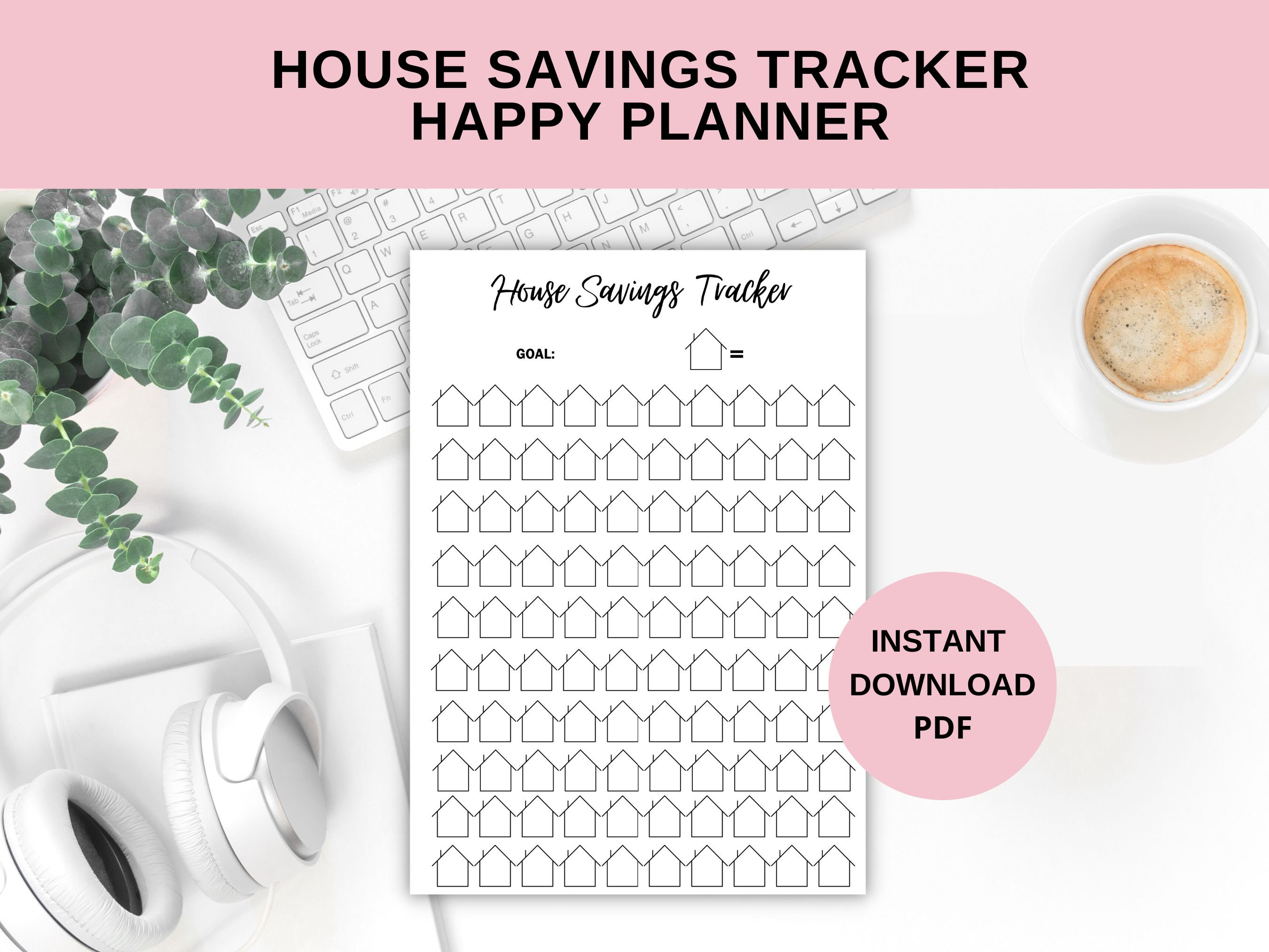 House Savings Tracker - Etsy
