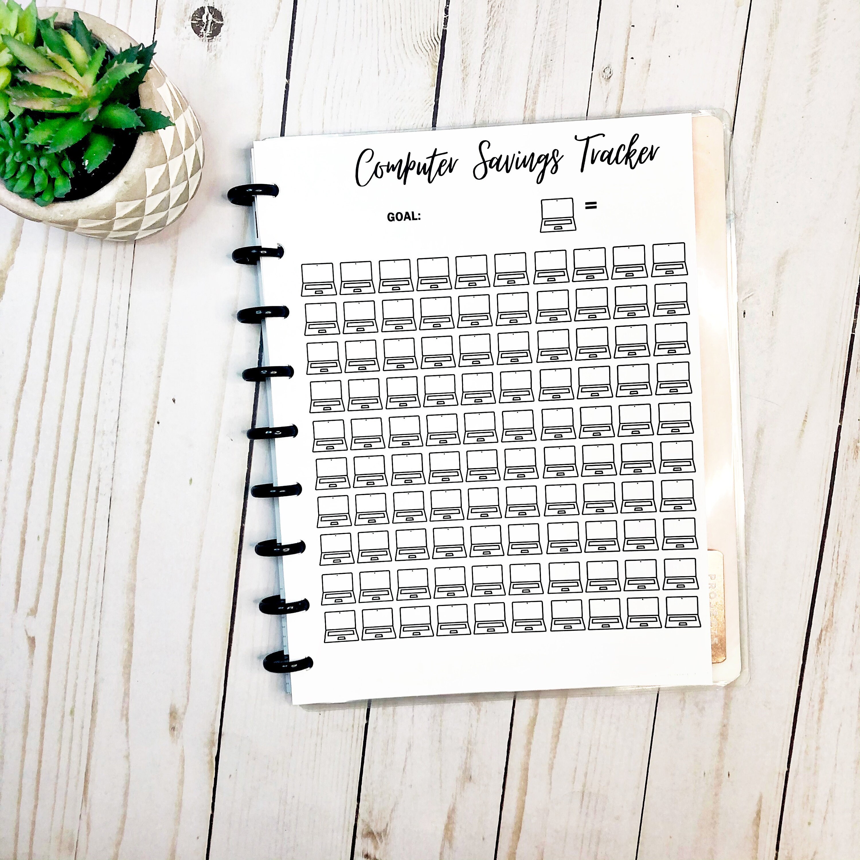 Computer Savings Tracker - Etsy