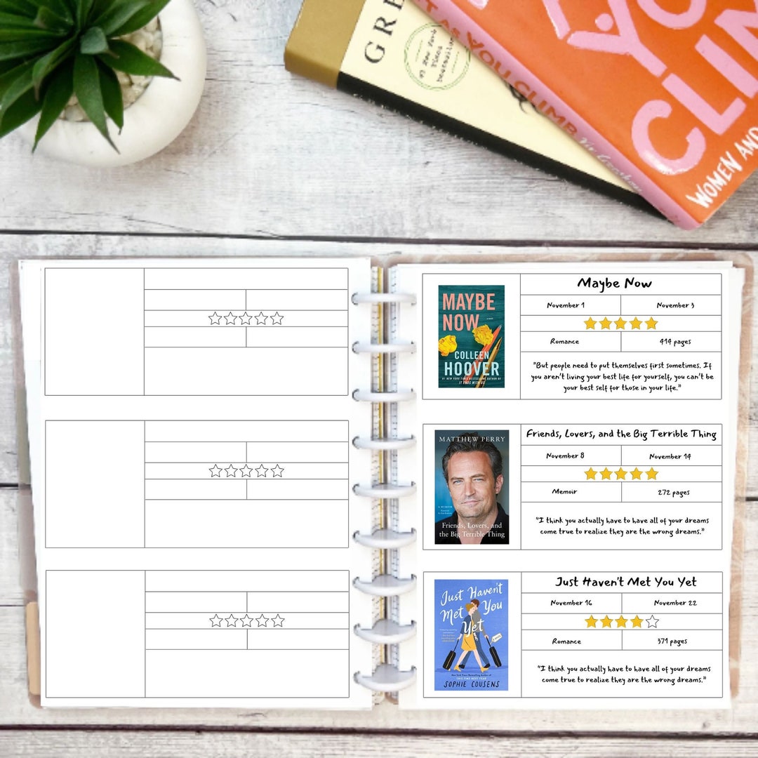 NEW DESIGN Book Review Printable for HP Classic - Etsy