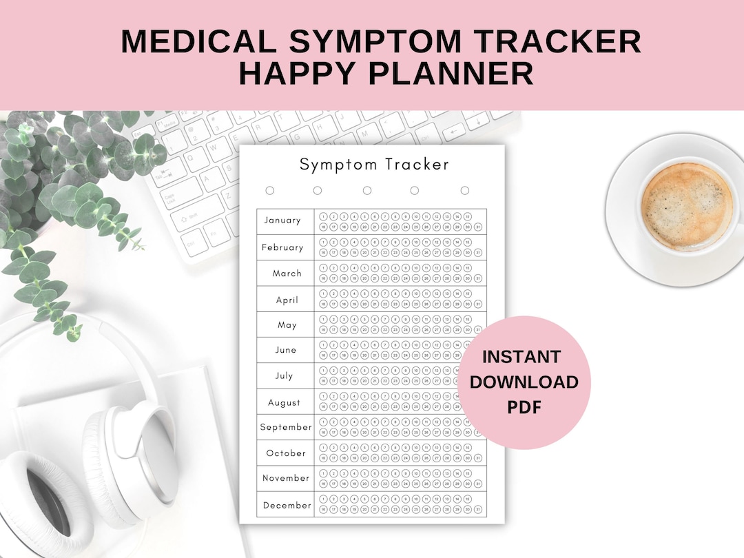 Medical Symptom Tracker- HP Classic - Etsy