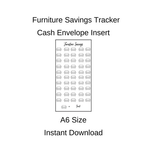 Self Care Savings Cash Envelope Insert - Etsy