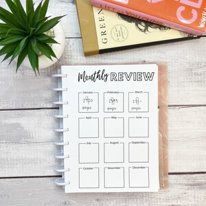 Printable Book Tracker- Monthly for HP Classic - Etsy