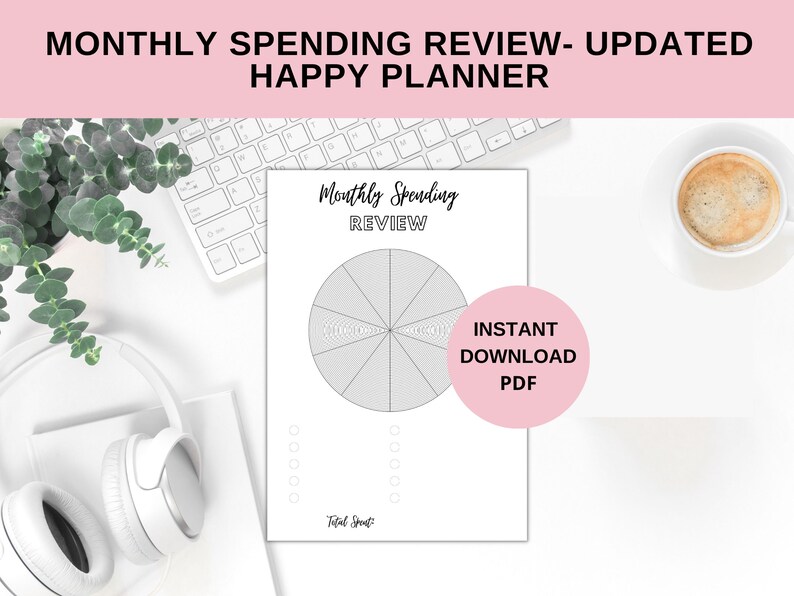 Updated Monthly Spending Review Wheel - Etsy