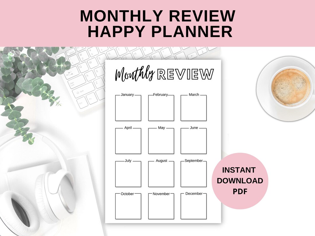 Printable Book Tracker- Monthly for HP Classic - Etsy