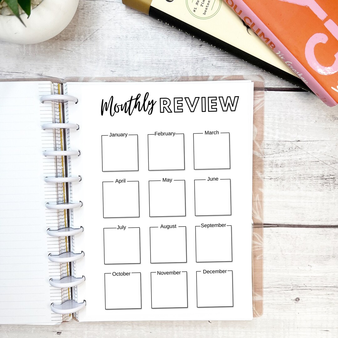 Printable Book Tracker Monthly for HP Classic - Etsy