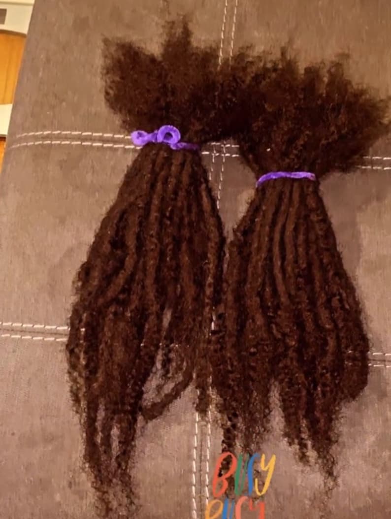 Kinky/curly Loc Extensions - Etsy