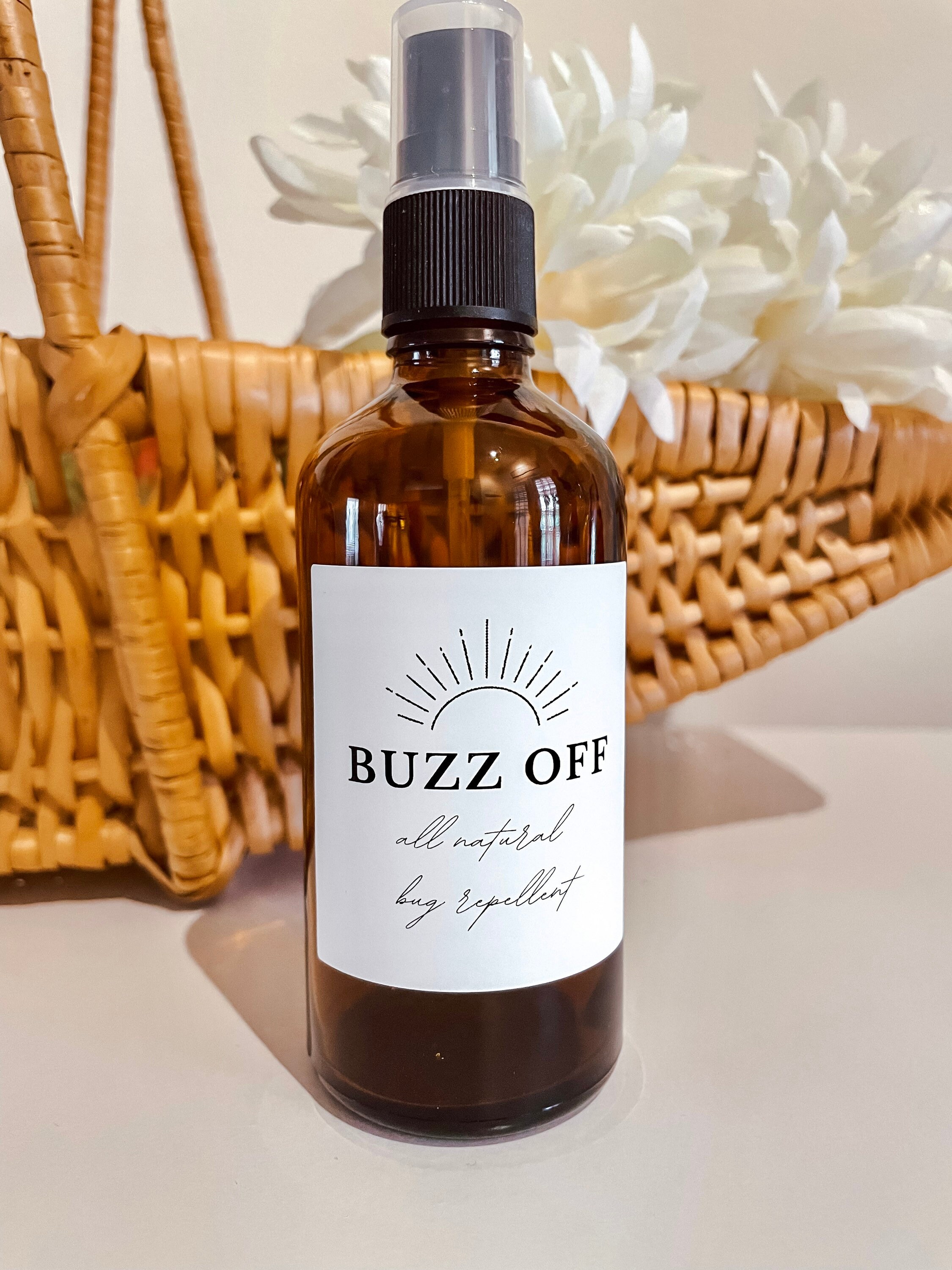 Bug Spray Label | Buzz off | PRINTED | Waterproof Label for 2 or 4 Oz ...