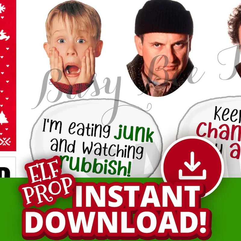 Elf Home Alone Face - Etsy