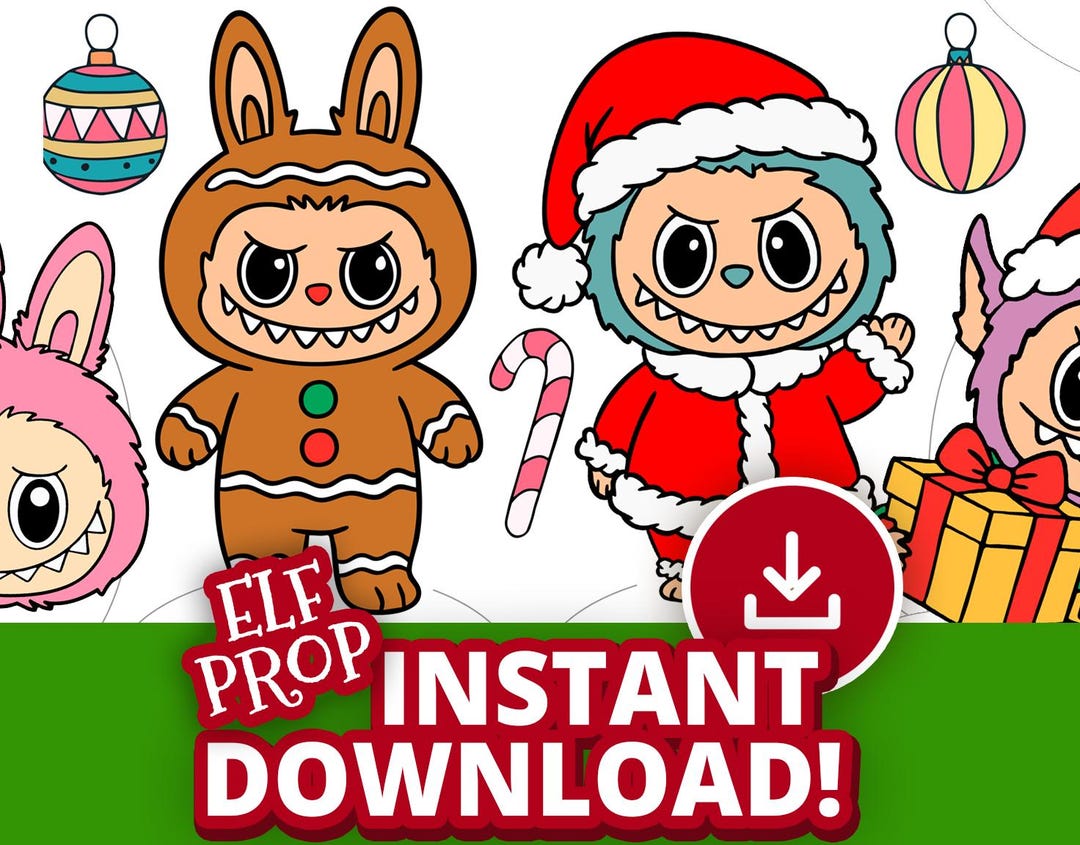 Labubu Elf Props – Instant Download (printable PDF) - Etsy