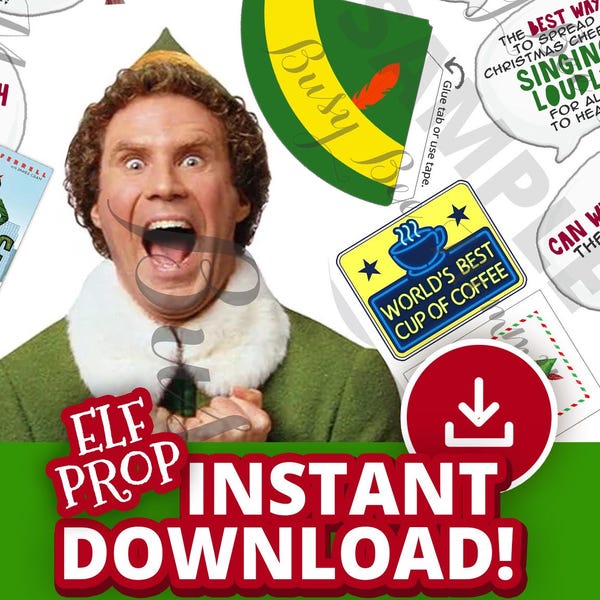 Elf the Movie Printable - Etsy