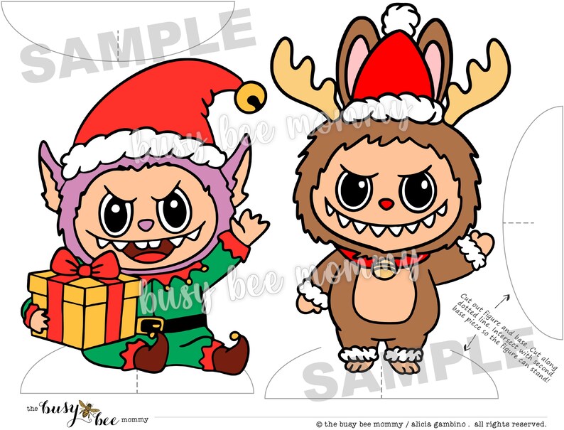 Labubu Elf Props – Instant Download (printable PDF) - Etsy