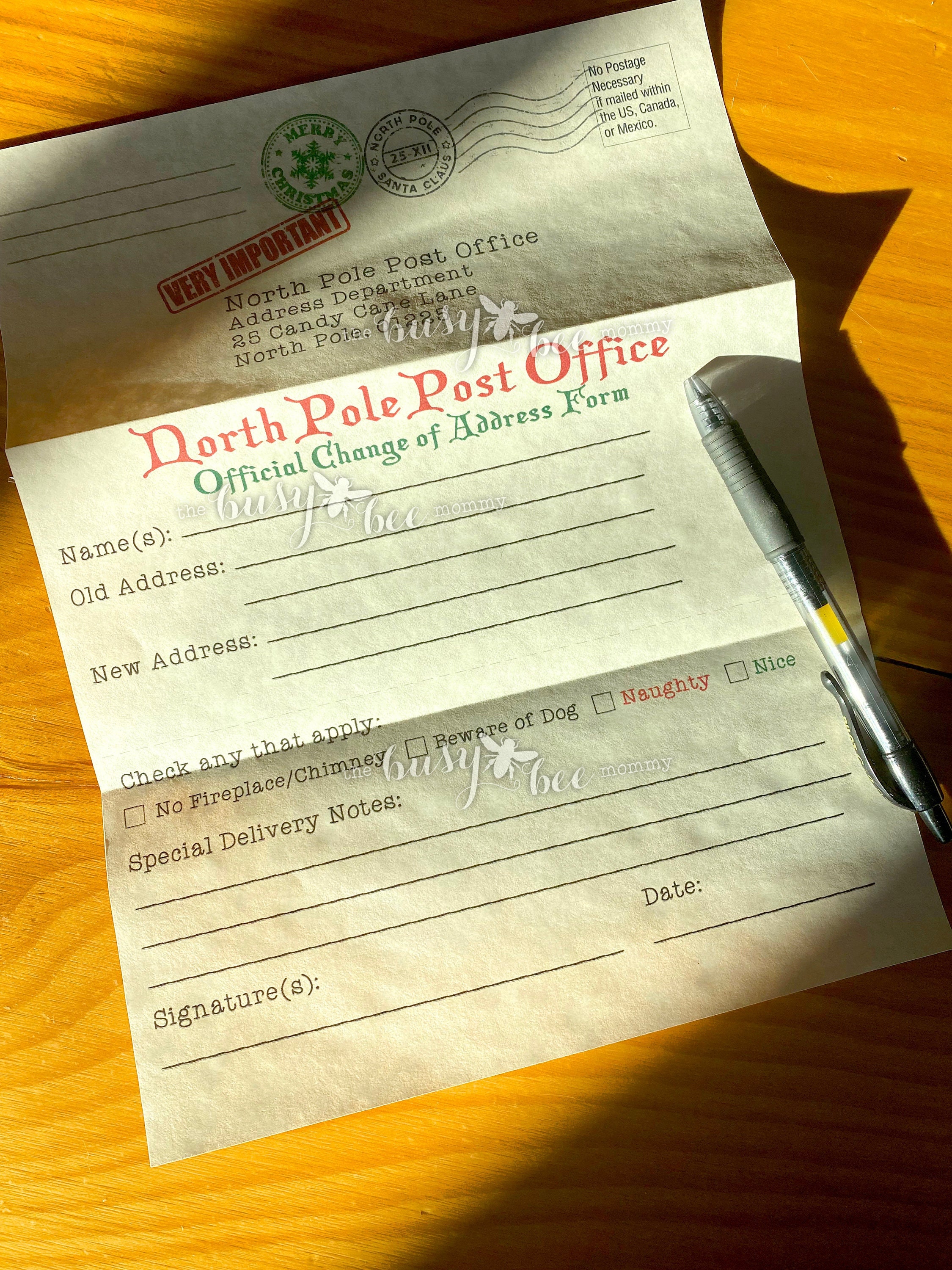 Change Of Address Letter