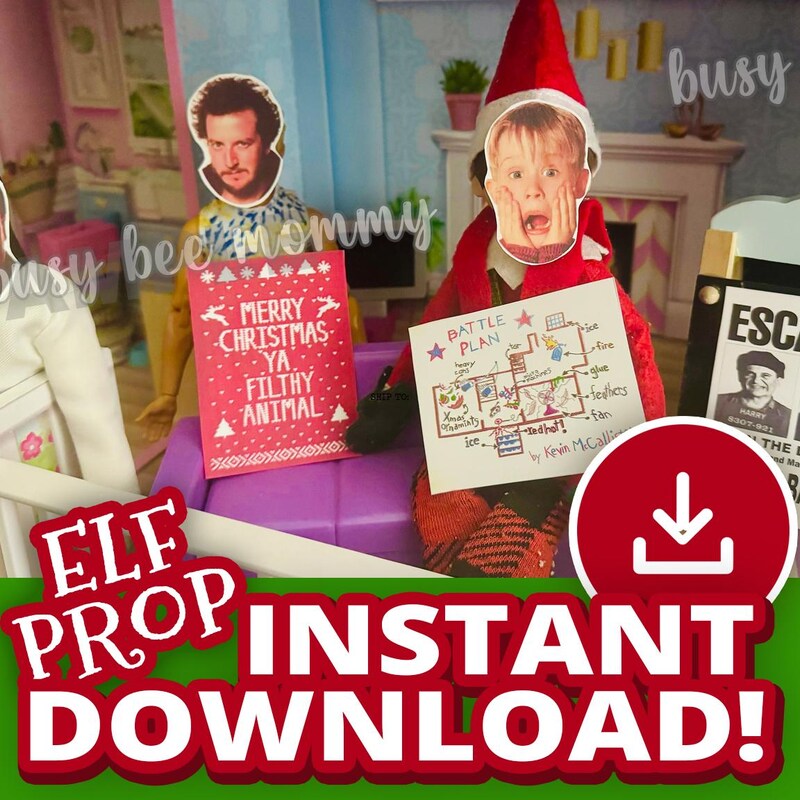 Elf Home Alone Print - Etsy