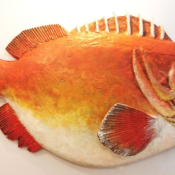 Paper Mache Fish - Etsy
