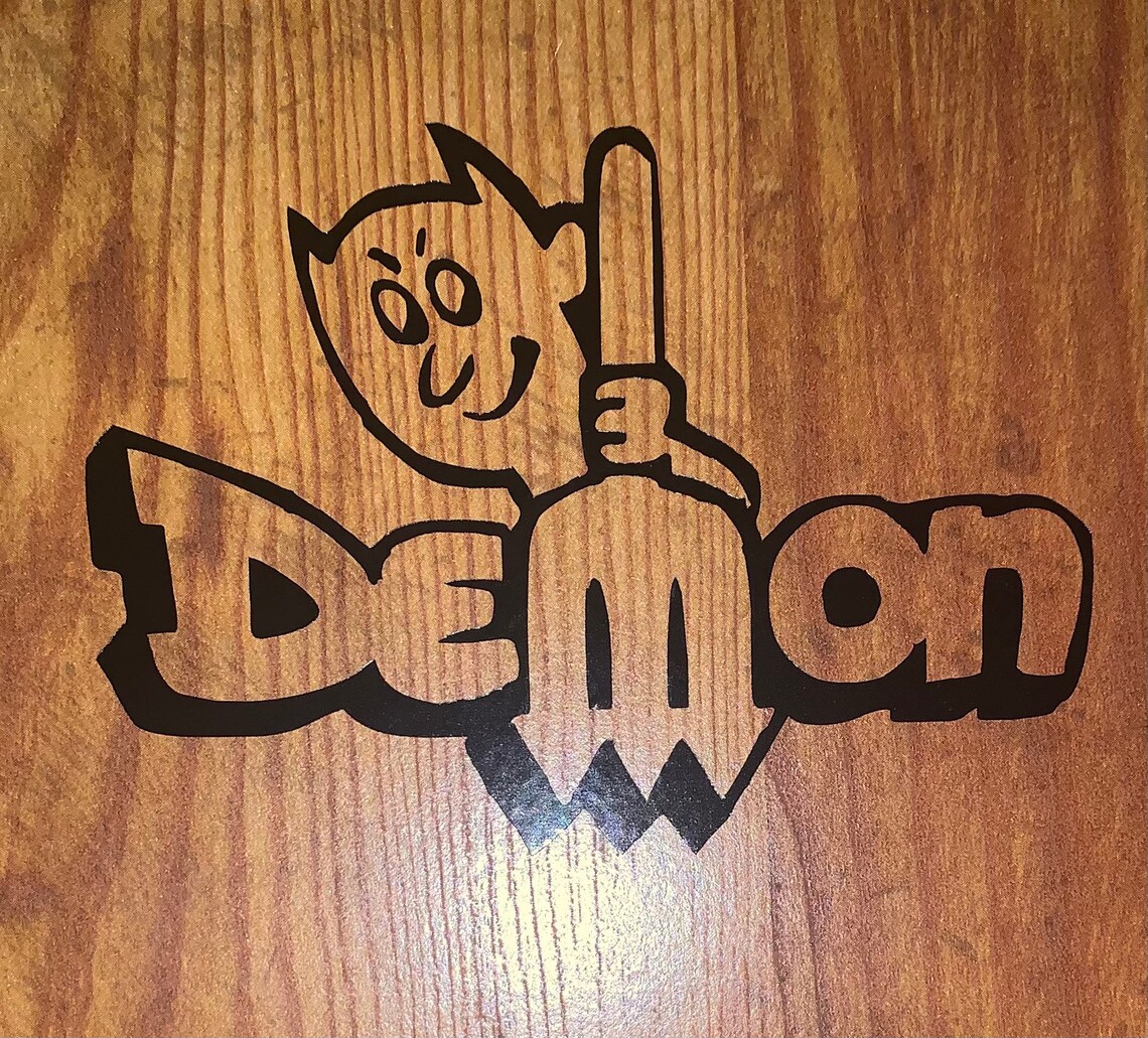 Dodge Demon Vinyl Decal | Etsy
