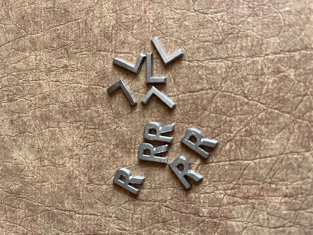 Large and Medium Letters for X-ray Markers - Unmounted R & L Lead ...