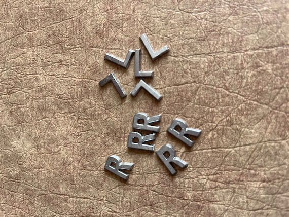 Large and Medium Letters for X-ray Markers Unmounted R & L - Etsy