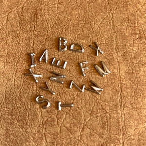 Small Letters for X-ray Markers - Unmounted Lead Letters - 1/4" Lead ...