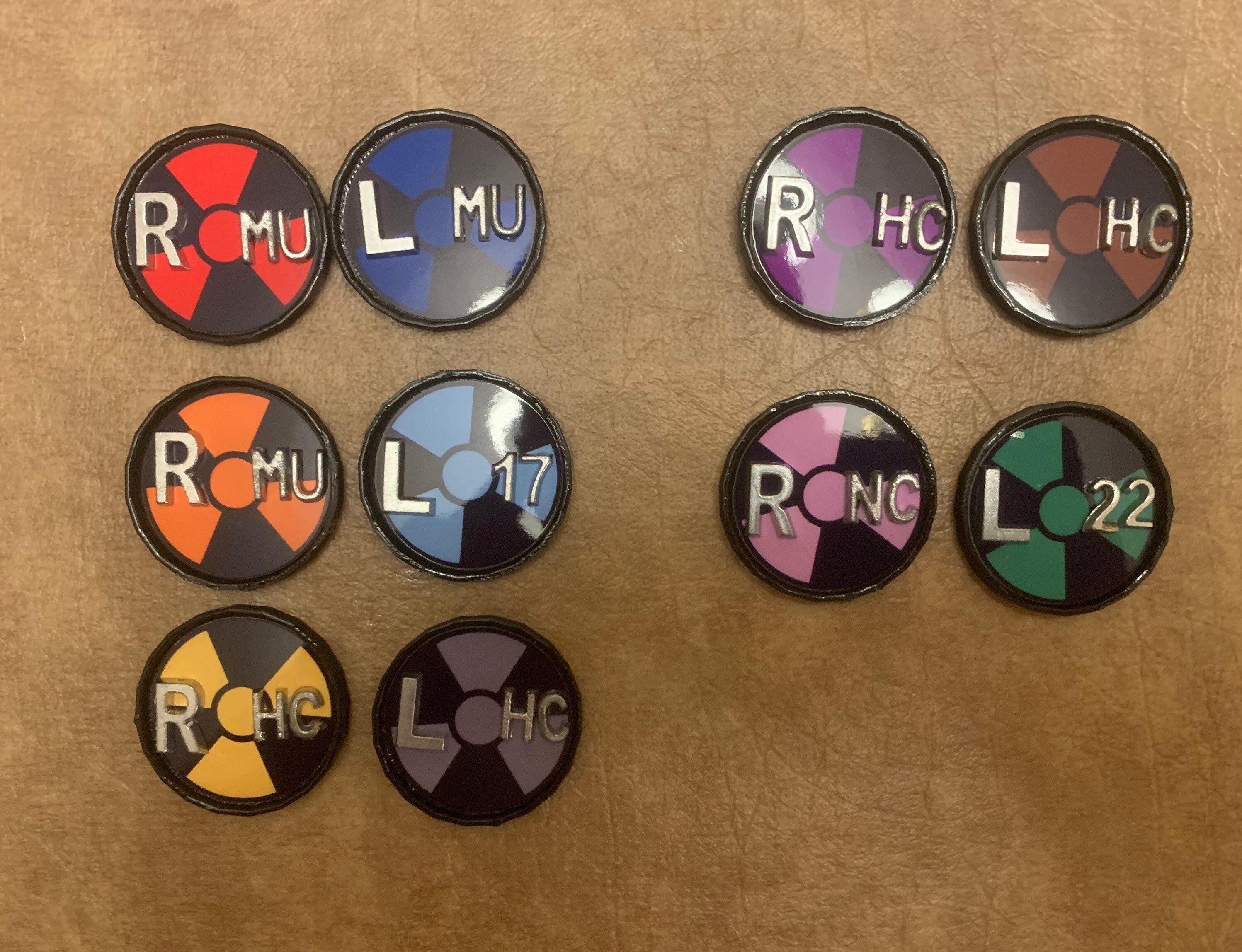 TRI FOIL Xray Markers Radiation Symbol Custom Made Rad Tech | Etsy